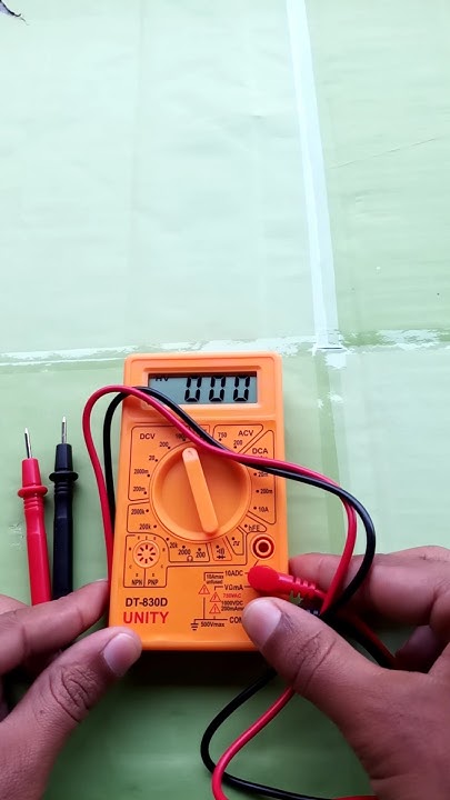 Digital Multimeter Unboxing Digital Multimeter DT-839D UNITY #shorts #pbexperiment - YouTube