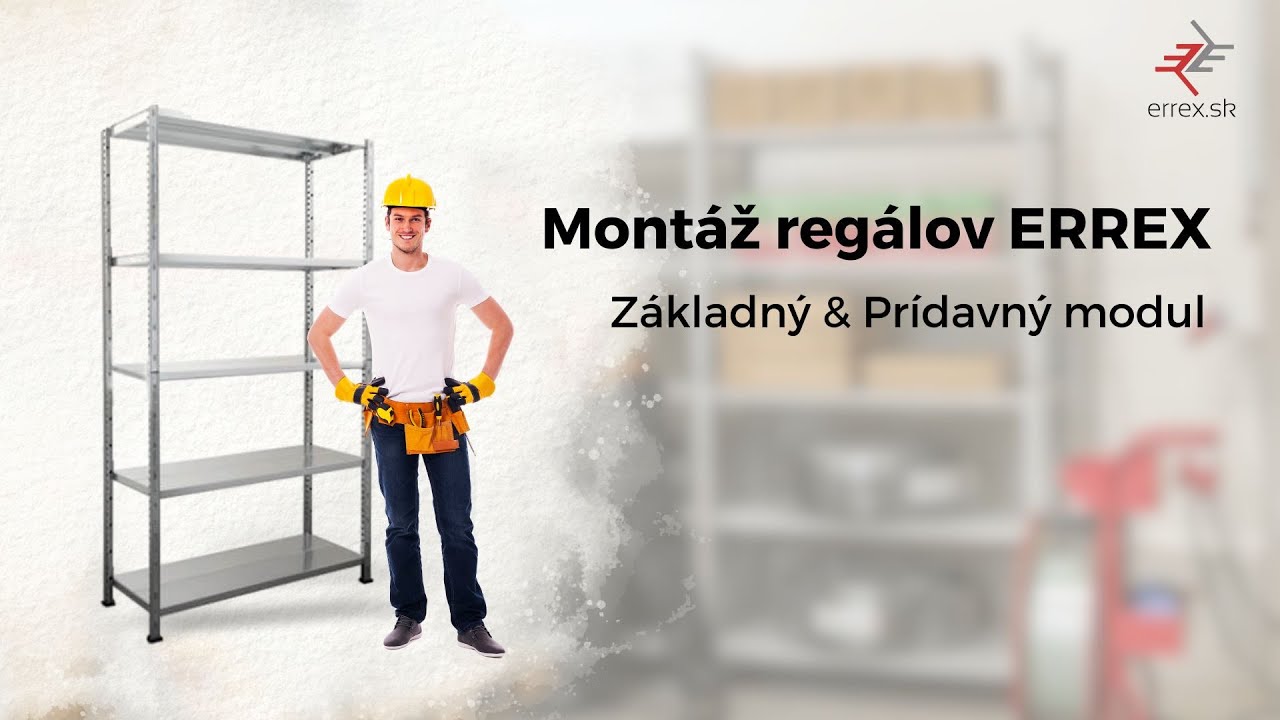 Montáž ERREX regálov - YouTube