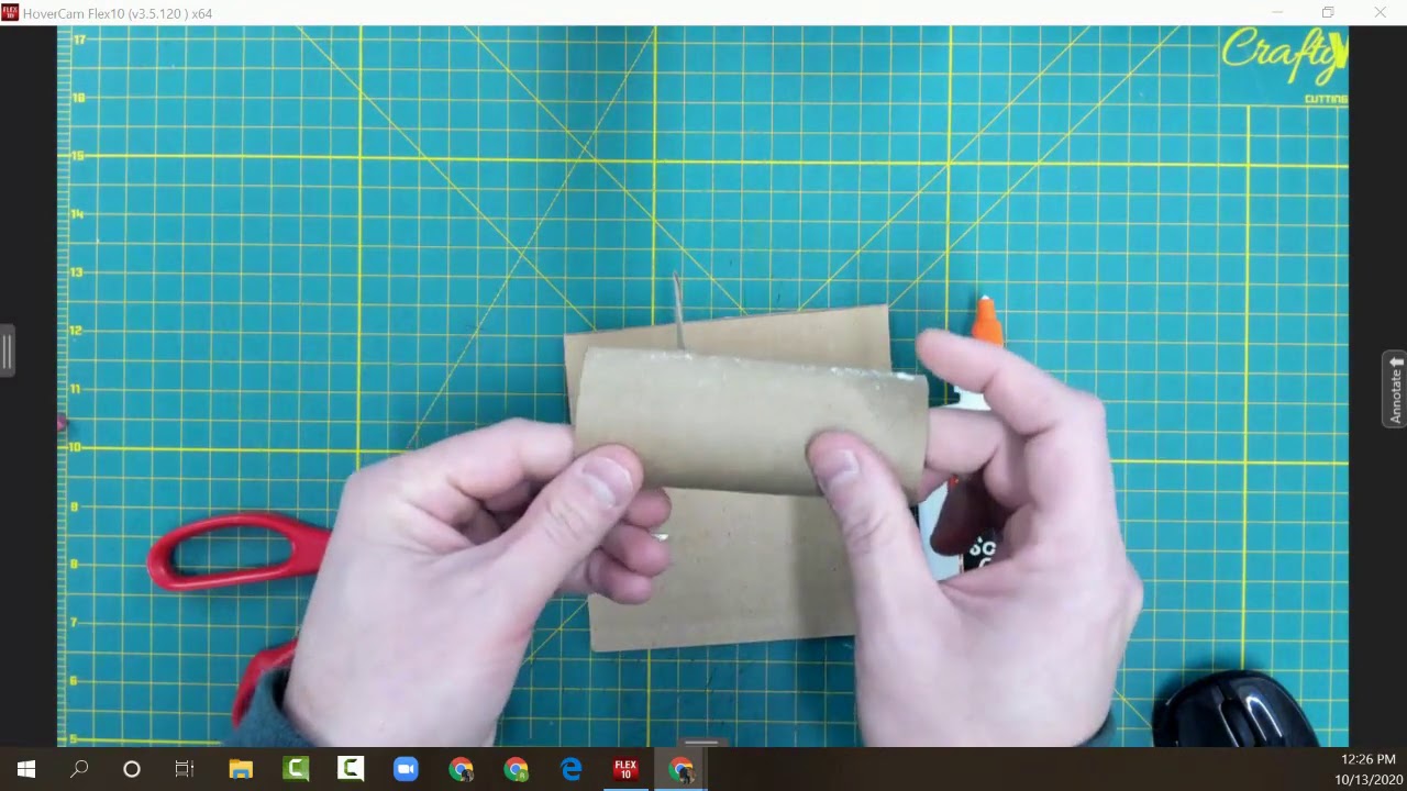 Making A Flange - Cardboard Attachment Technique - YouTube