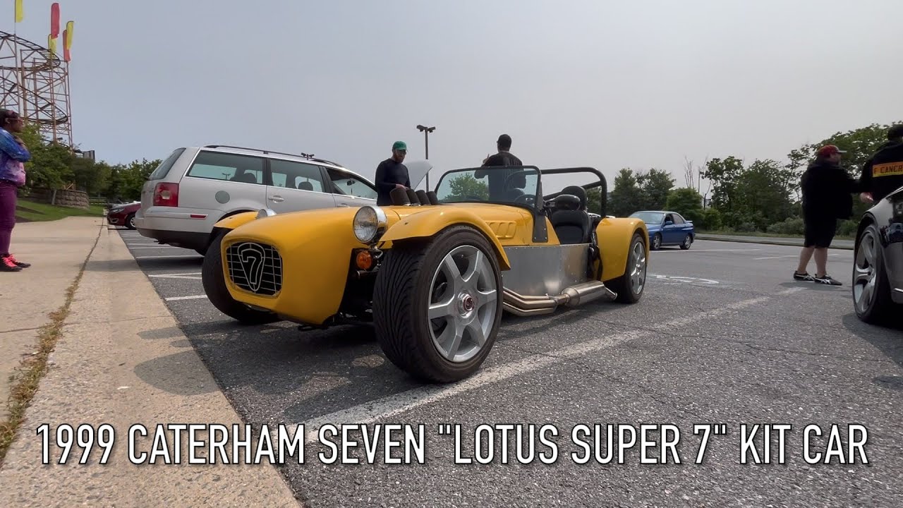 Caterham Seven "Lotus Super 7" Kit Car Ride Along POV Drive! Kawasaki ...