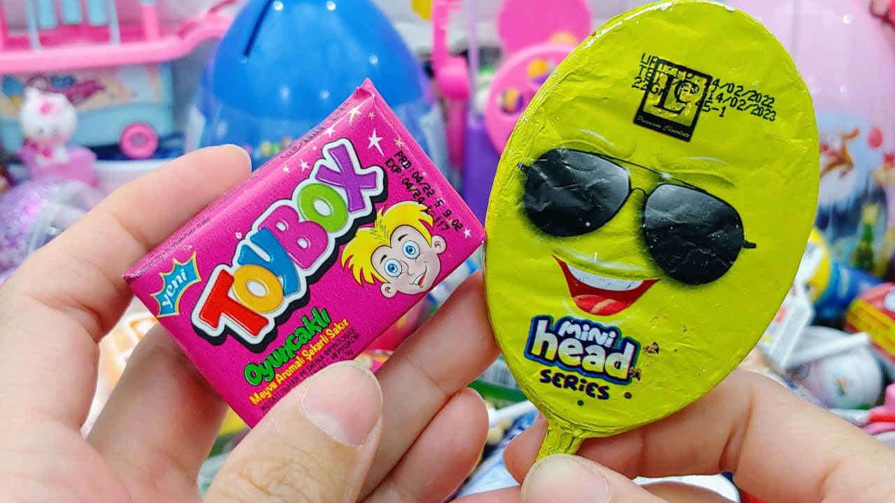 ASMR: Unboxing a Giant Mystery Box Full of Candy chocolate rainbow ...