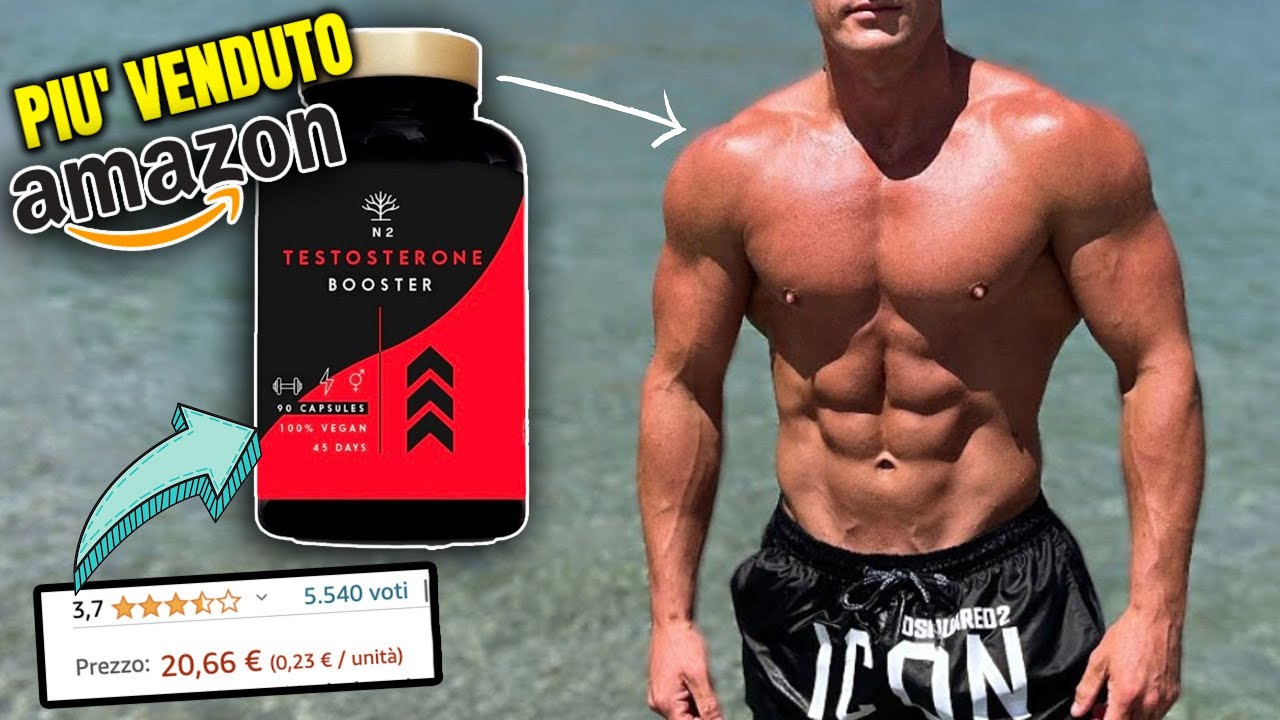 il TESTOSTERONE BOOSTER più venduto e recensito su AMAZON *Analisi ...