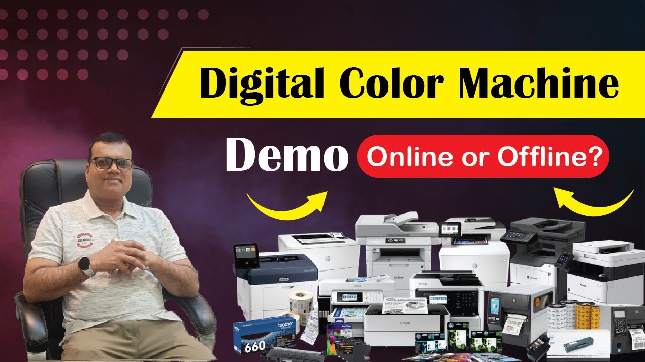 DIGITAL COLOR MACHINE DEMO? Machine Kharidne Se Pehle Yeh Zaroor Dekhe ...