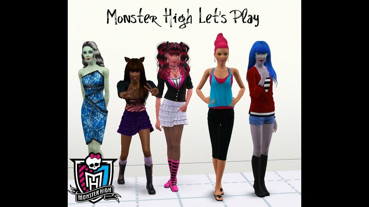 Let's Play:Sims 3 Monster High- (Part 1) Meet the girls - YouTube