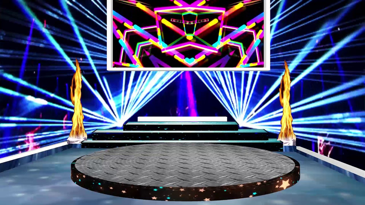 BluffTitler, Super Escenario Virtual animado en 3D, con colores y luces ...