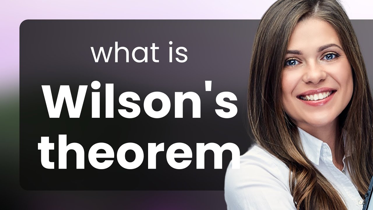 Wilson's Theorem: Unlocking the Mysteries in Mathematics - YouTube