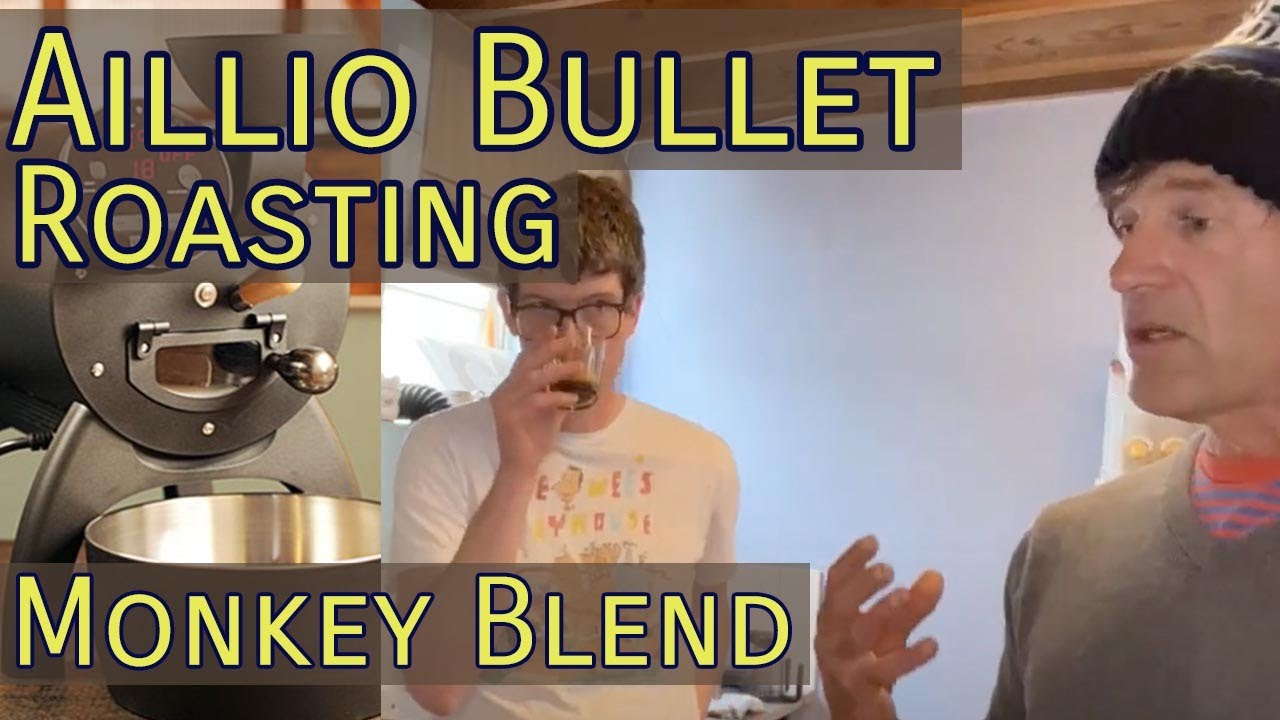 Espresso Monkey Blend in the Aillio Bullet Coffee Roaster - YouTube
