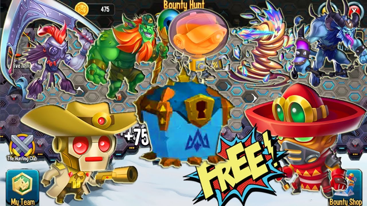 Monster Legends 7 New Fugitives Bounty Hunt Chests Bandolero Era Alpine ...