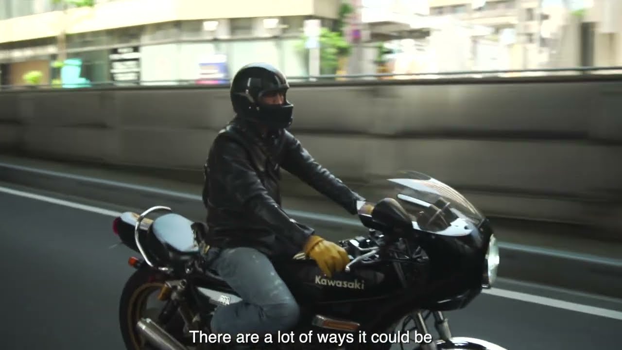 Kawasaki motorcycle Deep Awake 77 - YouTube