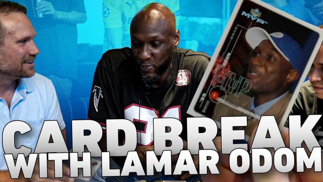 Basketball Legend Lamar Odom Finds His Rookie Card! 😳 Basketball Card ...