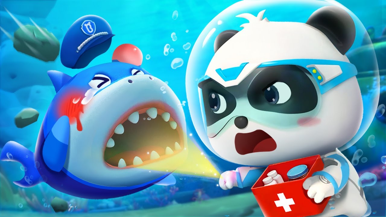 Sheriff Shark Arrests Big Bad Wolf+More | Super Rescue Team Collection ...