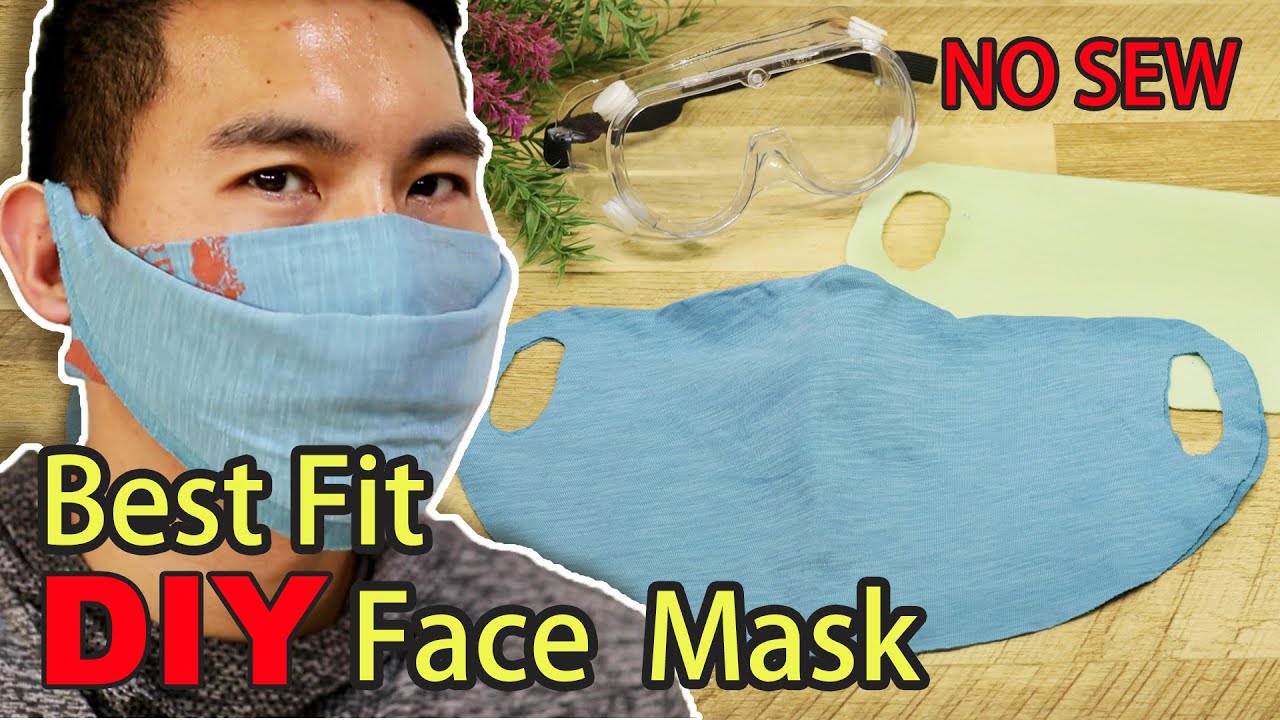 #DIY NO-SEW Best Fit Face mask #Filter #Nosewire Printablepatterns ...