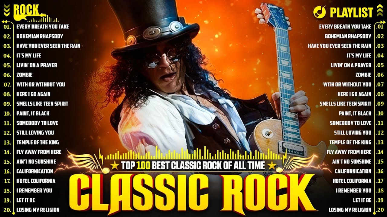 Classic Rock ~ Top 10 Hits Playlist Of All Time ~ Classic Rock Hits ...
