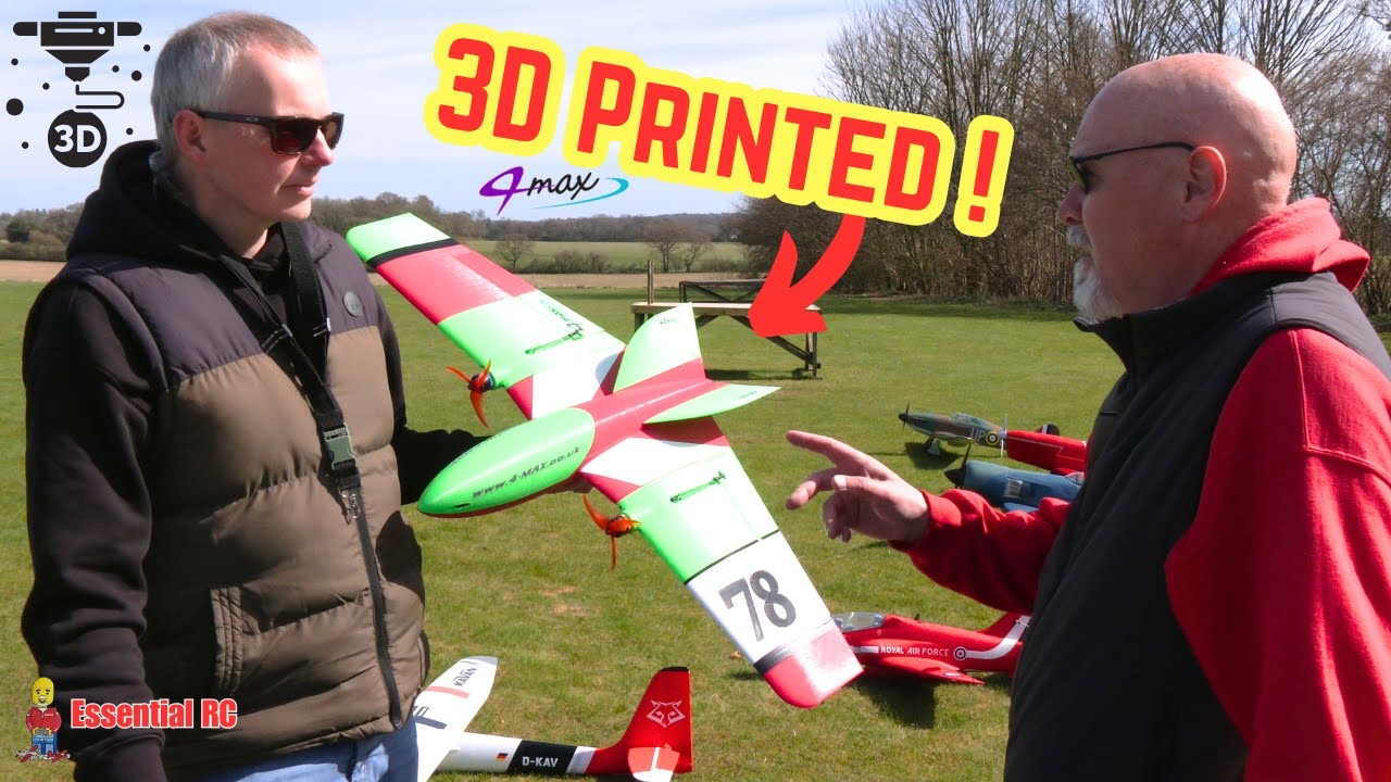 WILL IT FLY ? FAST 3D printed WING | Stunt Double Interceptor v2 with 4 ...