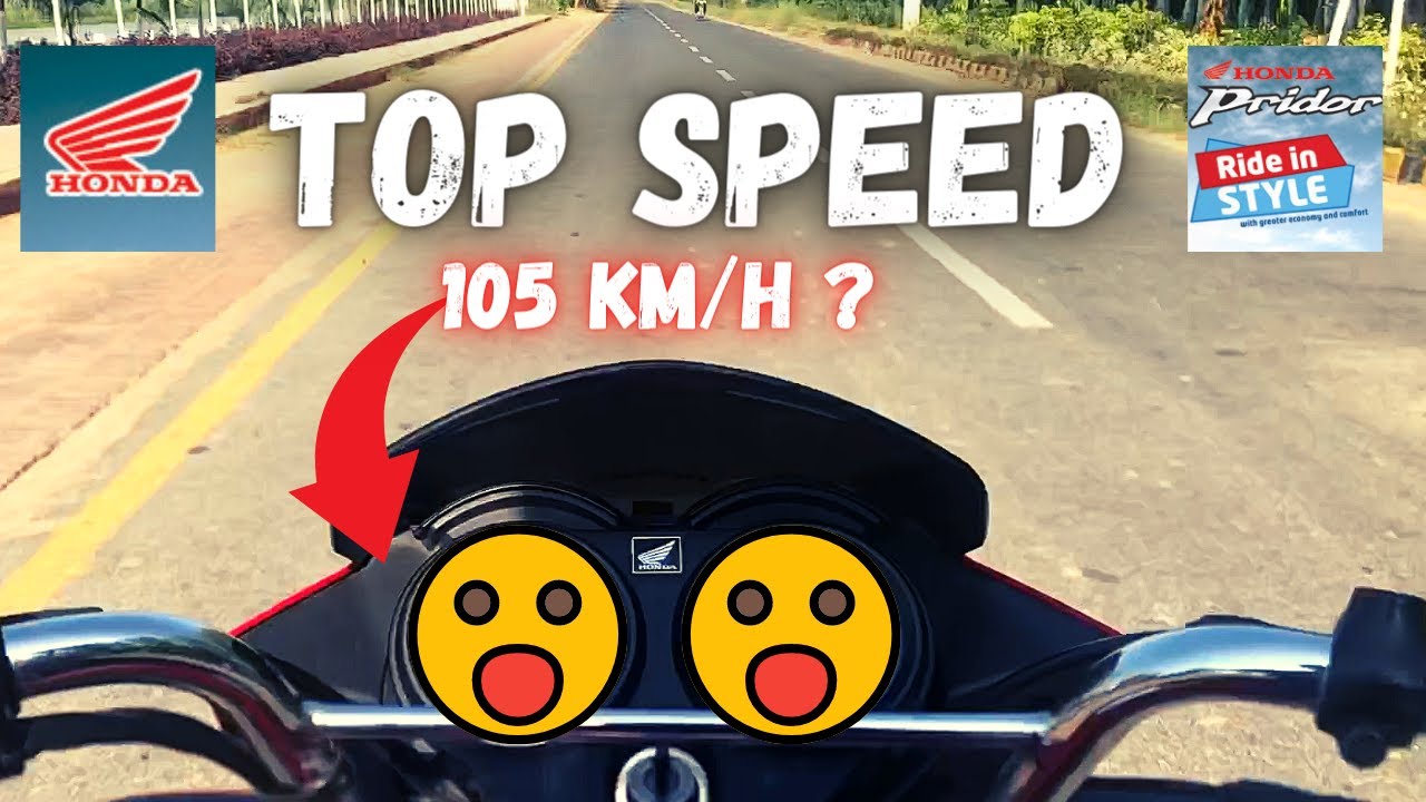 Honda pridor new model ride | Top speed full rev test - YouTube