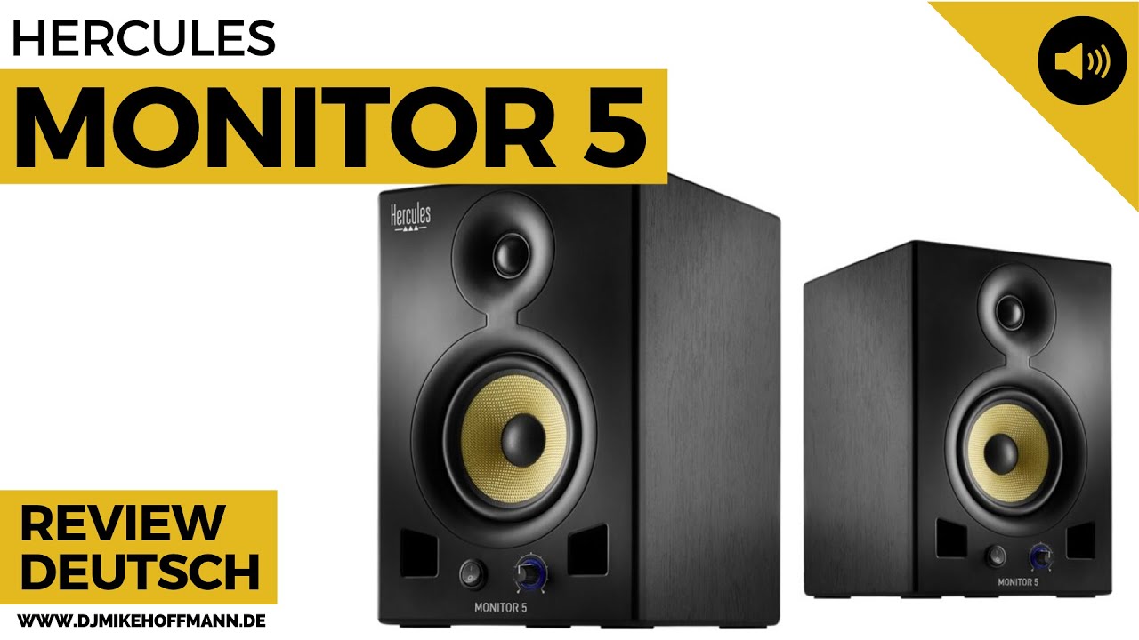 Hercules Monitor 5 Lautsprecher | Producing Lautsprecher - YouTube