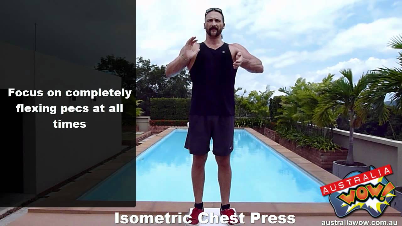 Isometric Chest Press - YouTube