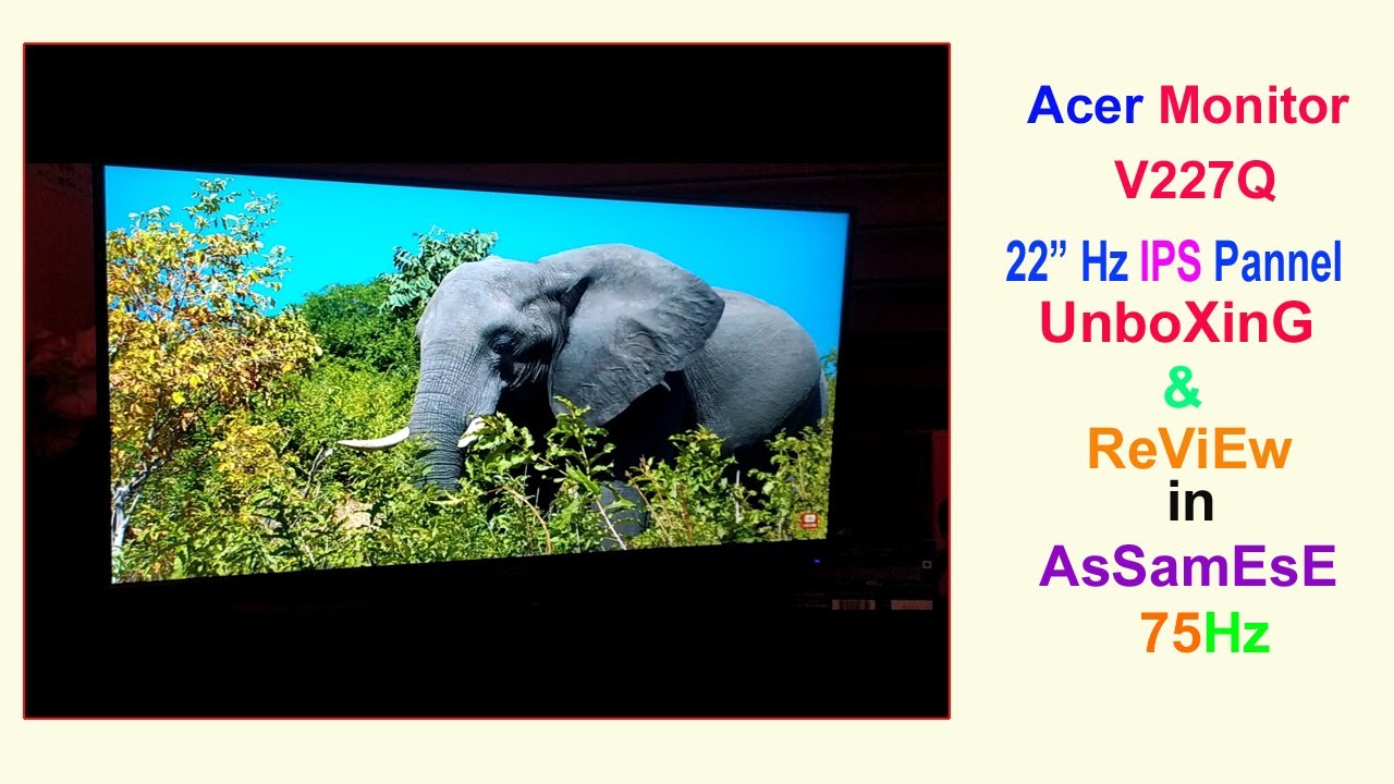 Acer 21.5 inch Full HD 75hz LED Backlit IPS Panel Monitor /(V227Q ...