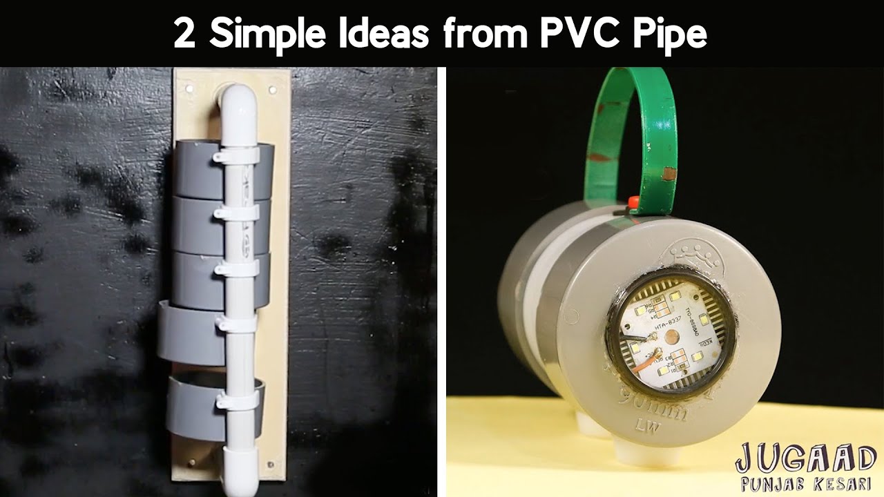 2 Simple Ideas from PVC Pipe - YouTube