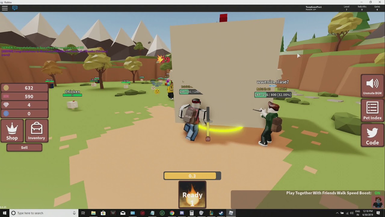 ROBLOX Hunting Simulator 2 - WHY MY CHICKEN HAVE AK47 NOT USING IT AND ...