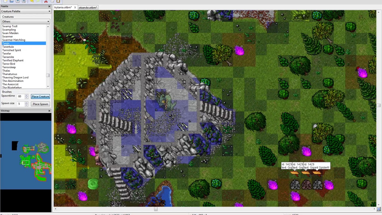 Tworzenie Mapy#Tibia Ots #Tworzenie OTs Tibi Trytania.pl #2 - YouTube