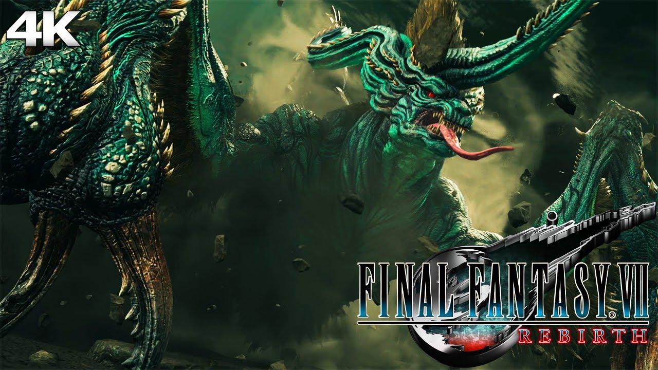 FINAL FANTASY 7 Rebirth Materia Guardian Full Boss Fight Gameplay (No ...