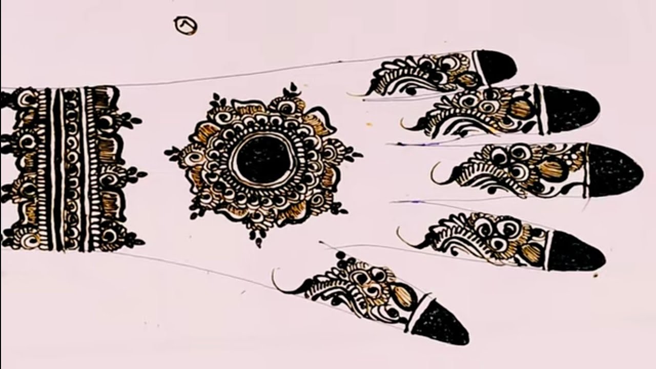 Mehndi Class-7 | how to learn Mehndi for beginers | how to make rose ...