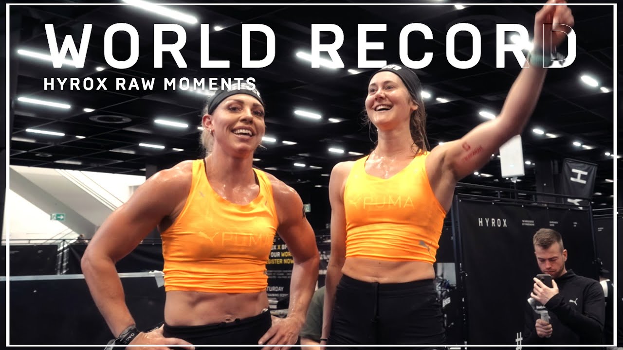 HYROX RAW MOMENTS | Megan Jacoby & Linda Meier taking the World Record ...