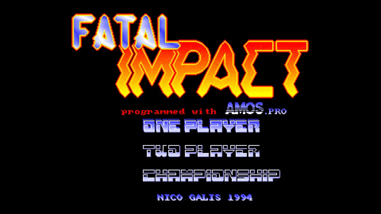 Fatal Impact (1994) from Nico Galis on the Amiga - Quick play (with 3 ...