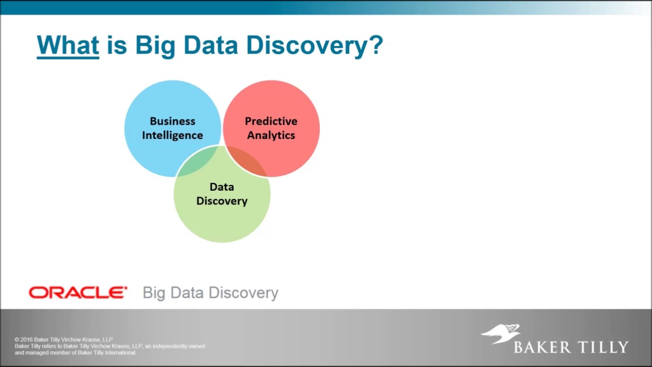 Oracle Big Data Discovery Introduction - YouTube