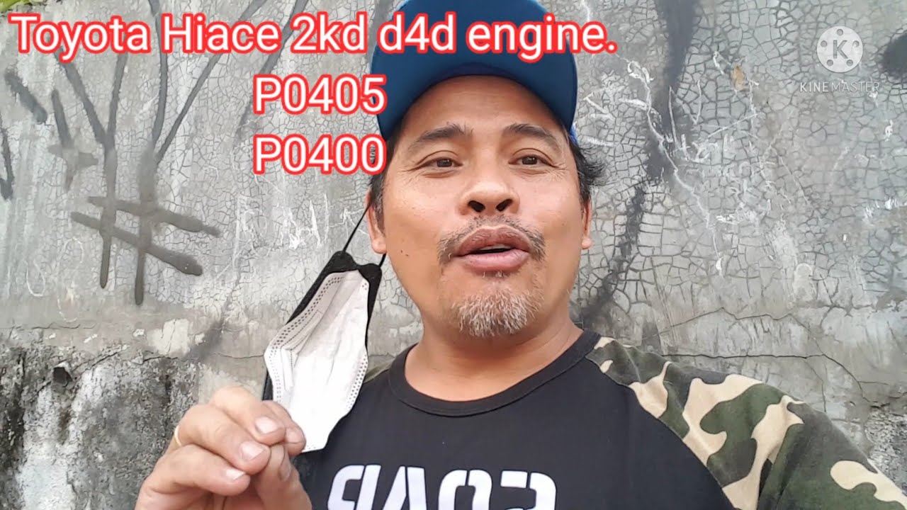 Toyota hiace. code P0405 / P0400. ito sulosyon. - YouTube