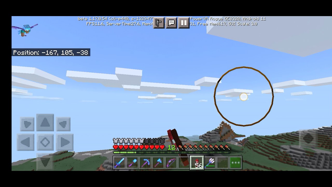 playing minecraft god armor part 1 - YouTube