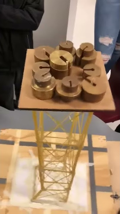 STEM- Spaghetti Tower Max Weight - YouTube