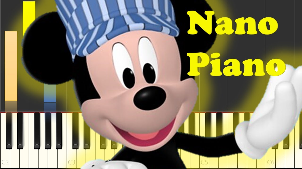 Mickey Mouse Clubhouse Shake Your Peanut Piano Tutorial - YouTube