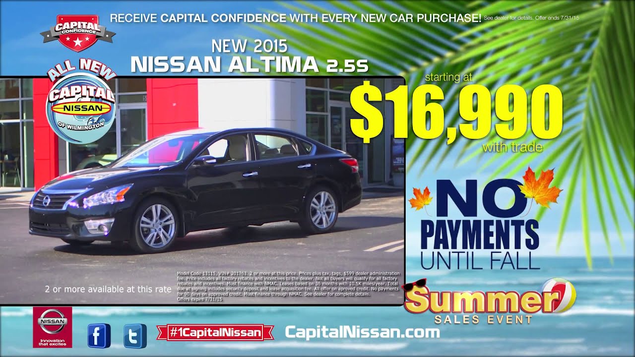 Capital Nissan - July - Altima - YouTube