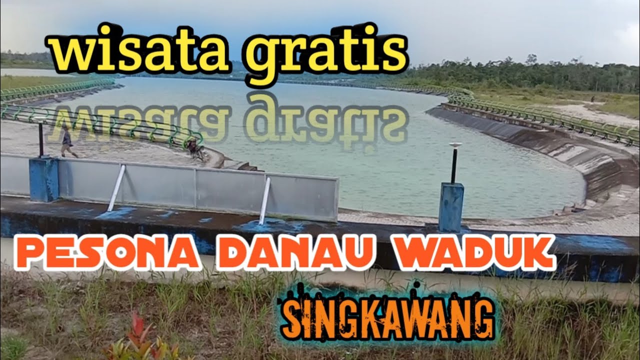 jalan jalan sore di danau waduk - YouTube