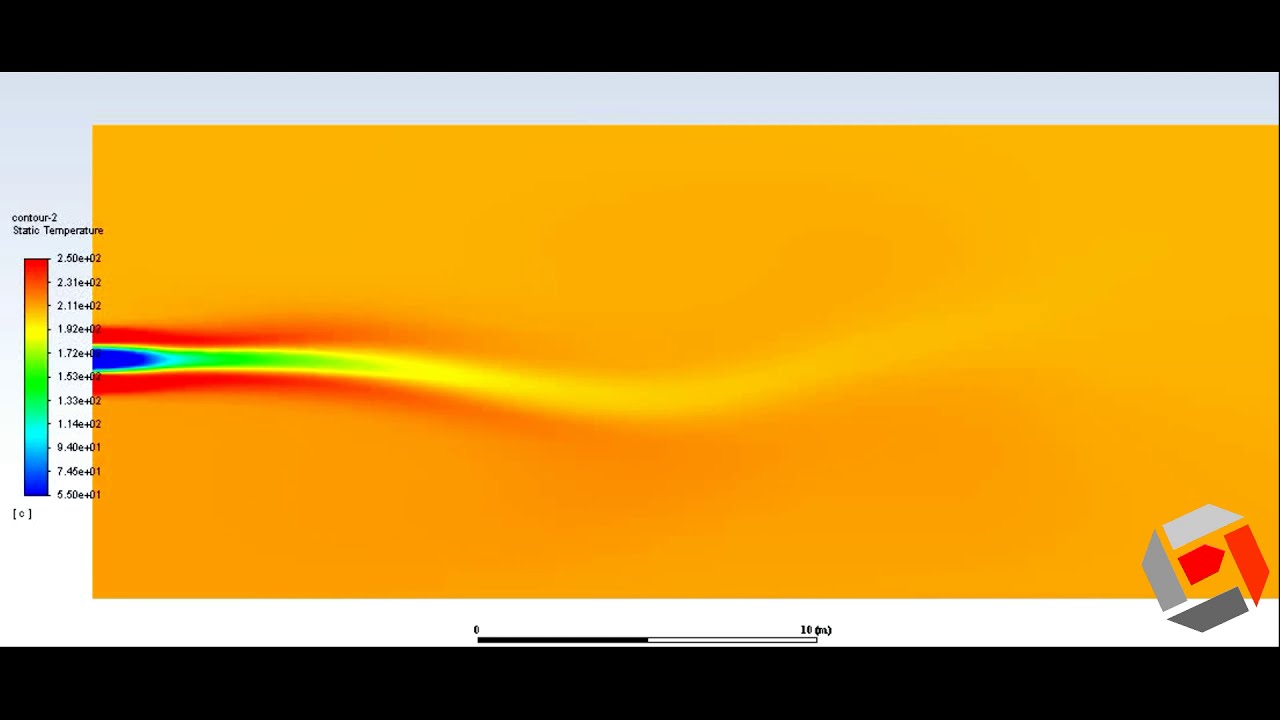Flame Animation From Coal Combustion Fluent (boiler) - YouTube