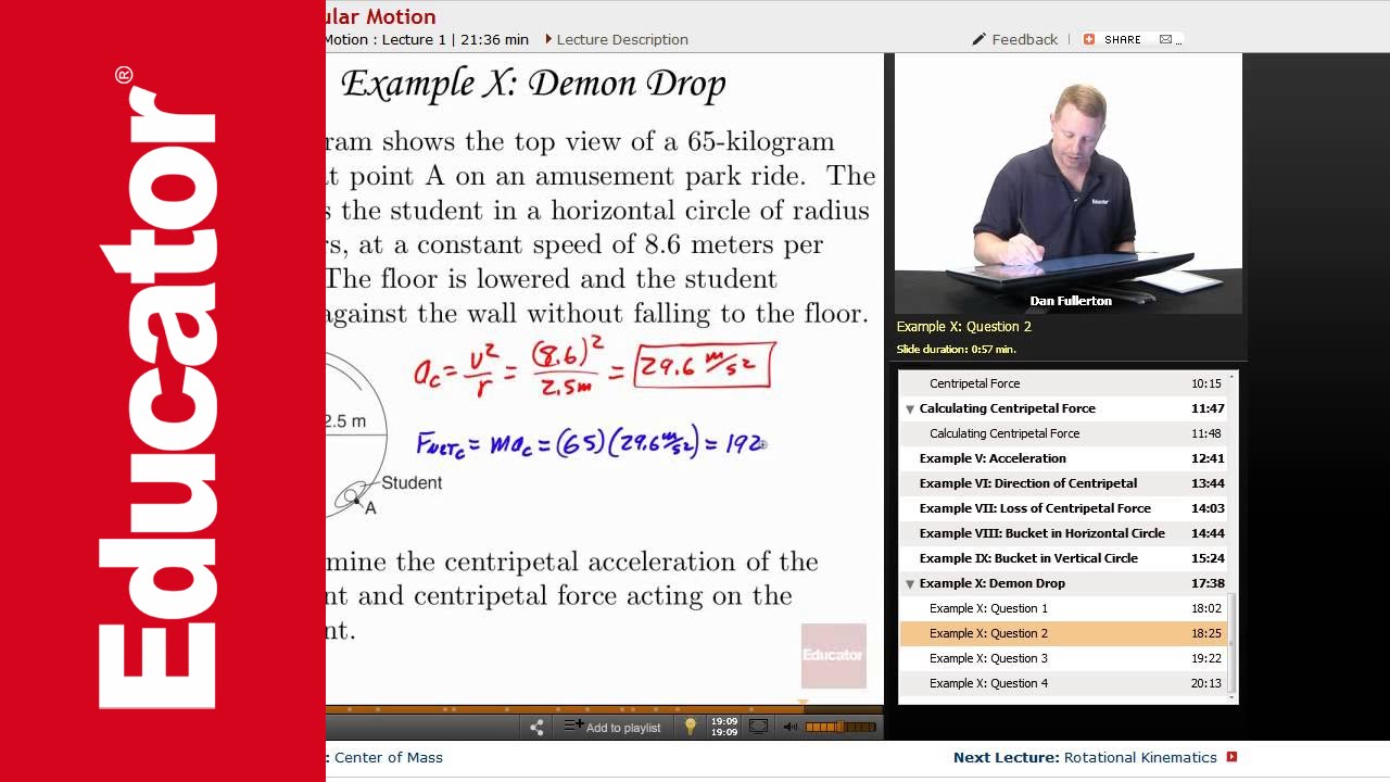 Uniform Circular Motion Example | AP Physics C: Mechanics - YouTube