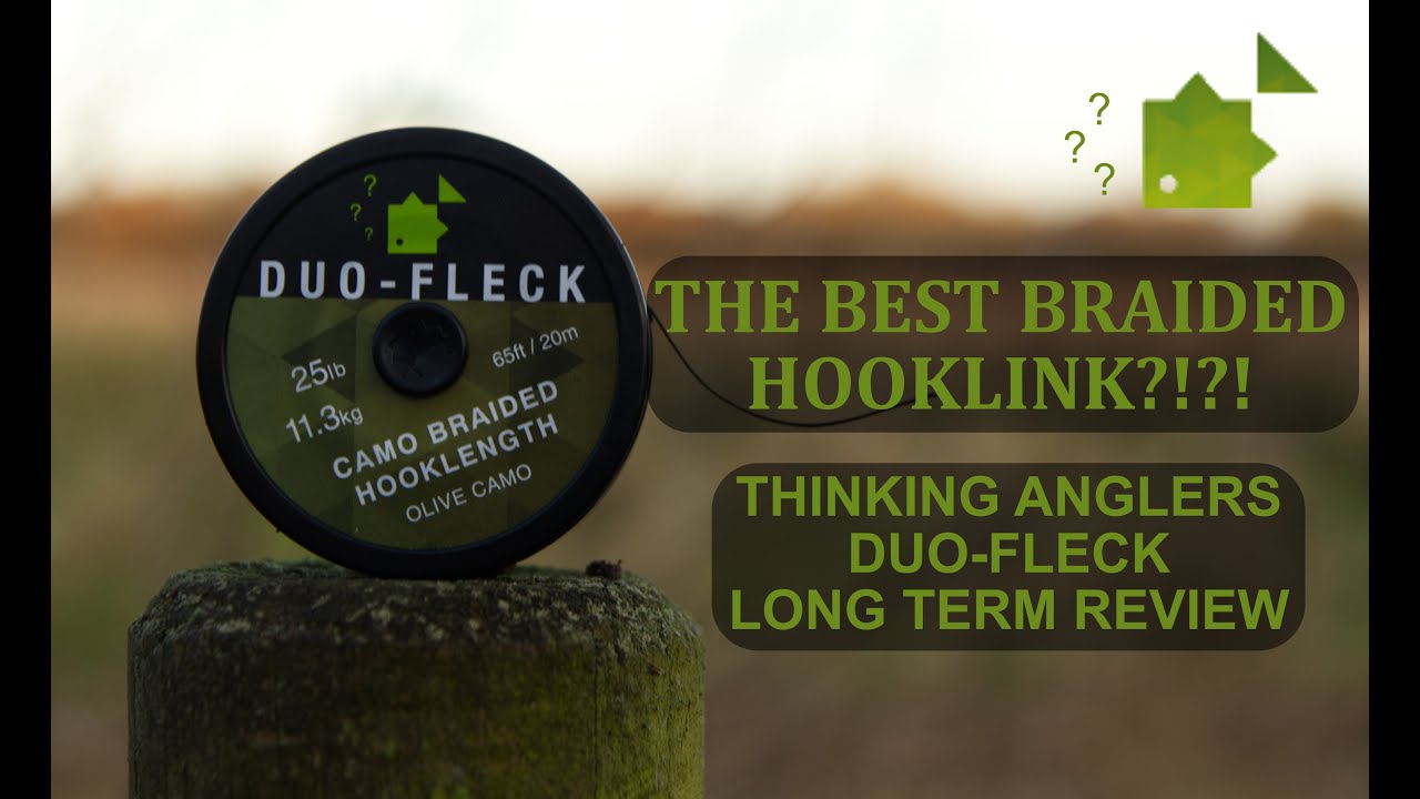 The Best Braided Hooklink?! Thinking Anglers Duo-Fleck Braided ...