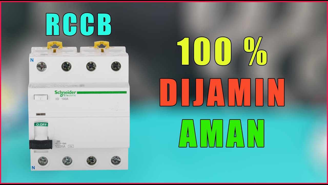 CARA PASANG ELCB / RCCB 3 FASA - YouTube