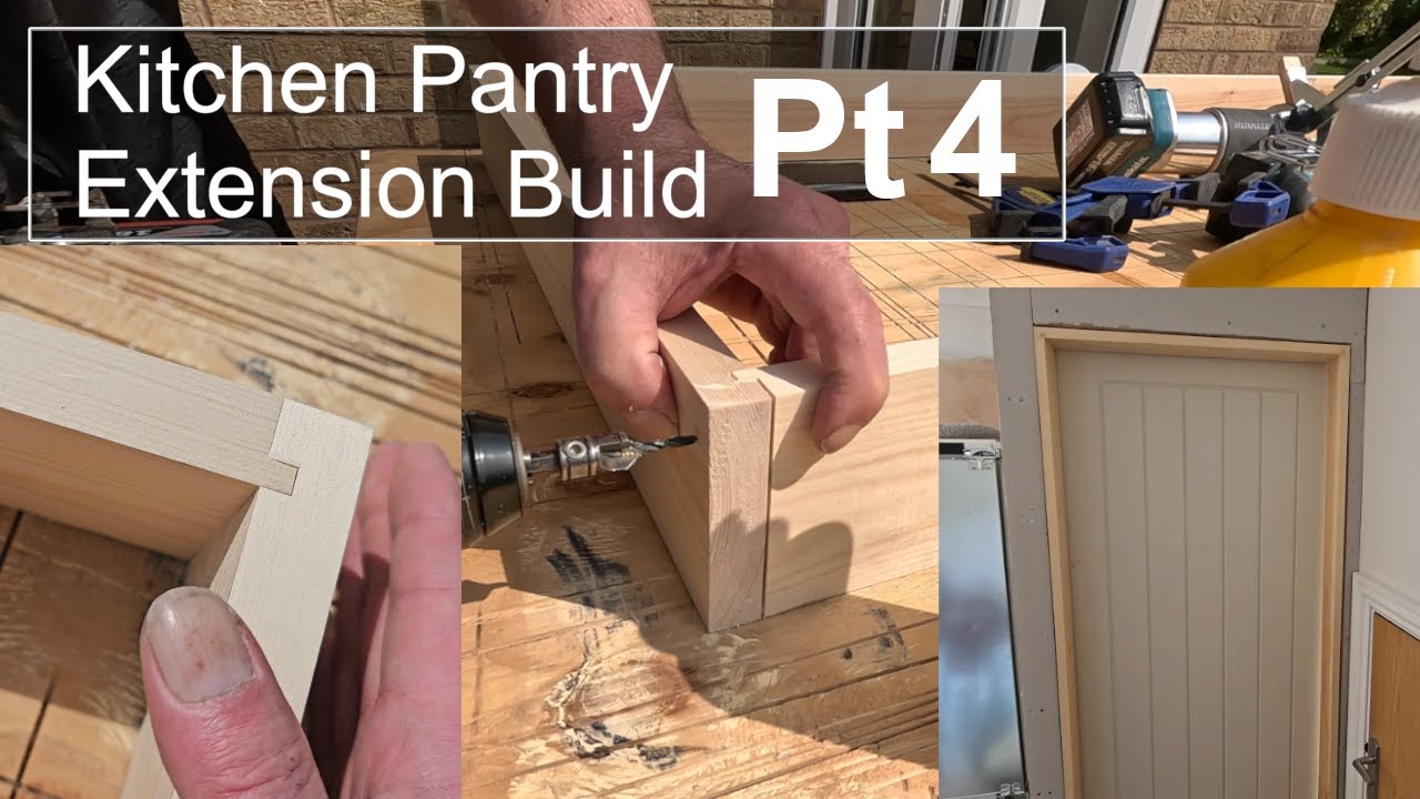 Kitchen Pantry Extension Build Pt4 - YouTube