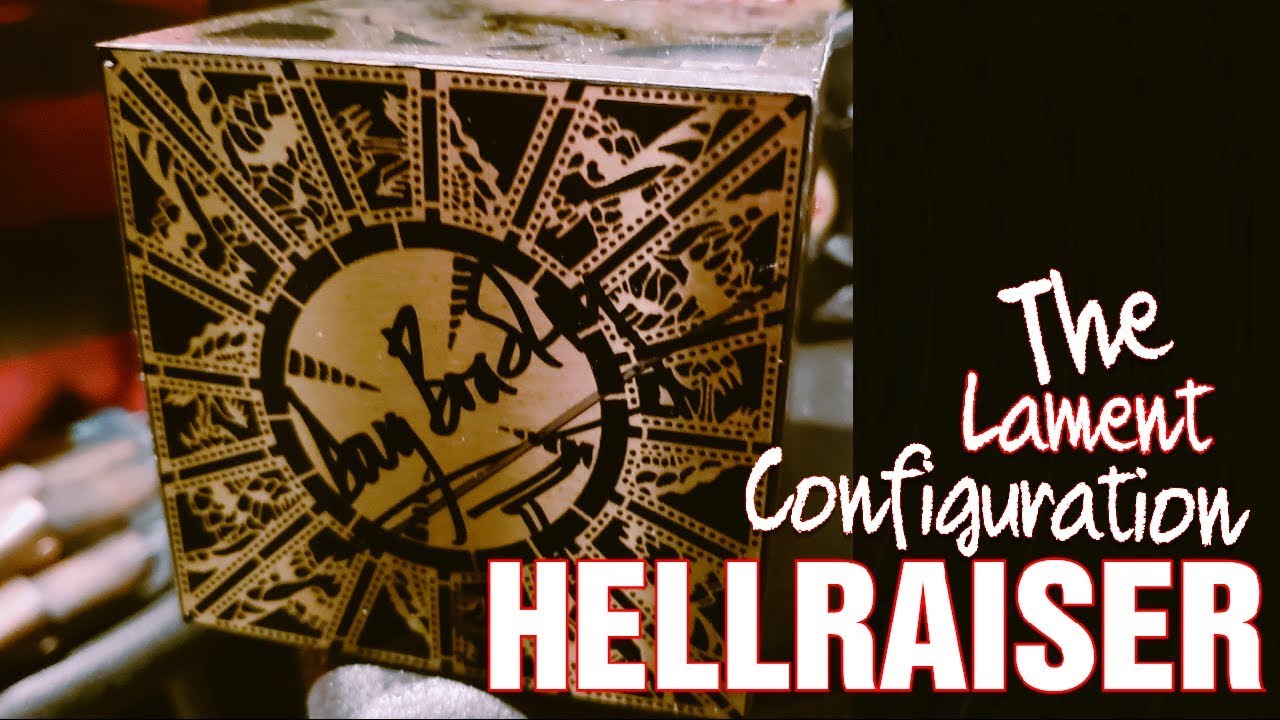 Hellraiser puzzle box - The Lament Configuration (autographed) - YouTube