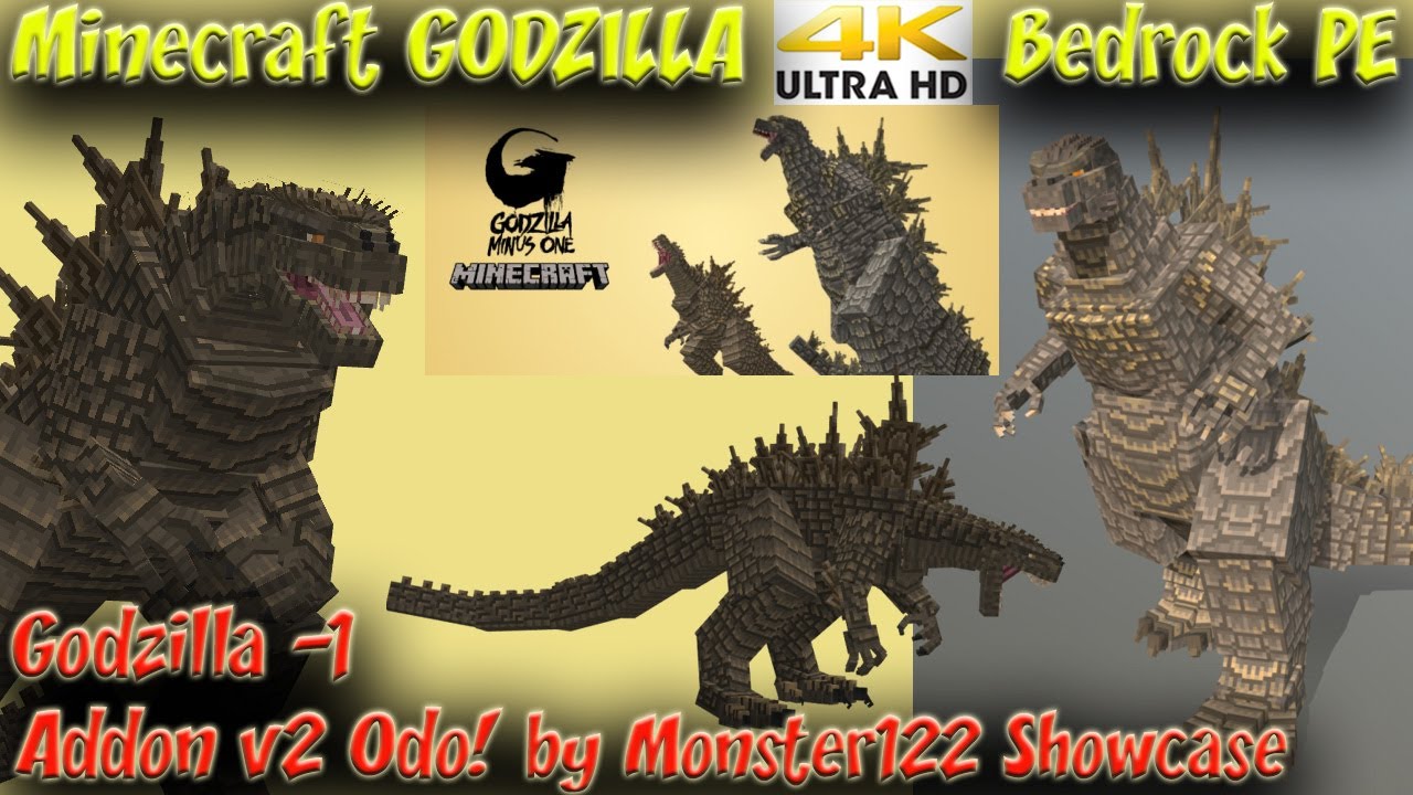 Godzilla Minus One Addon v2 by Monster122 Showcase Odo and Godzilla -1 ...