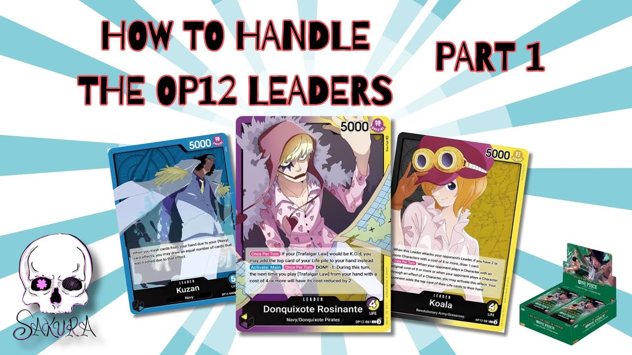 How to handle the new OP12 Leaders! Part 1 - Kuzan Rosinante and Koala ...