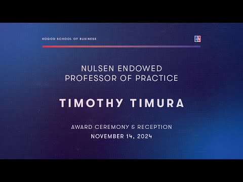 Transforming Lives Through Finance: Honoring Tim Timura’s Impact at ...