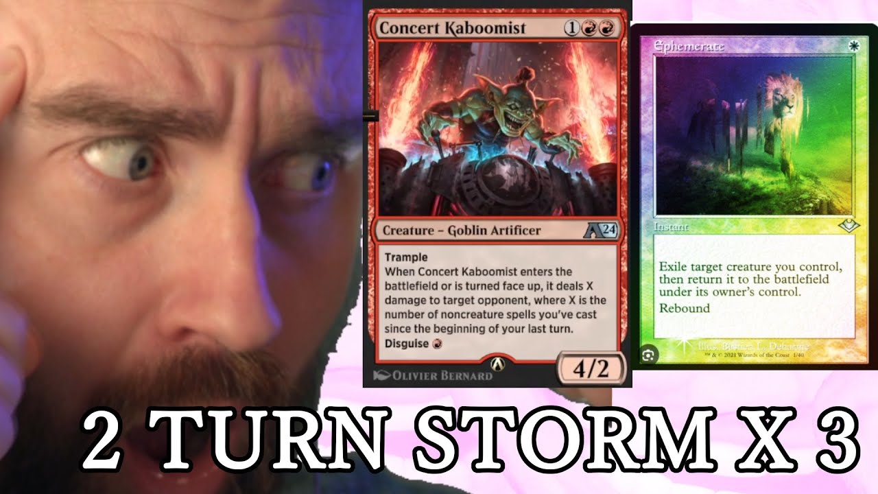 3 TIMES TWO TURNS OF STORM COUNT... Timeless Kaboomist Combo MTG Arena ...