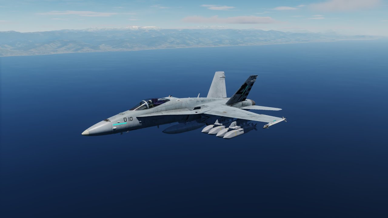 DCS F/A-18 jsow strike - YouTube