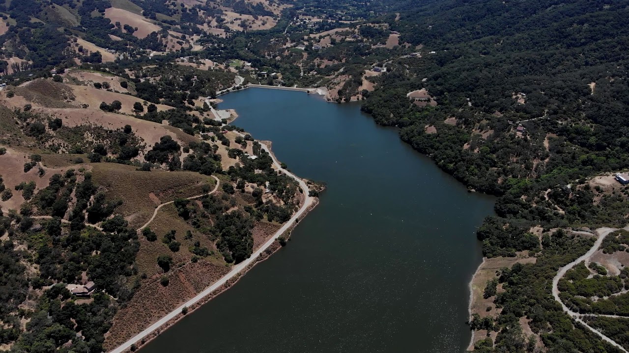 Chesbro Reservoir (4k Drone Footage) - YouTube