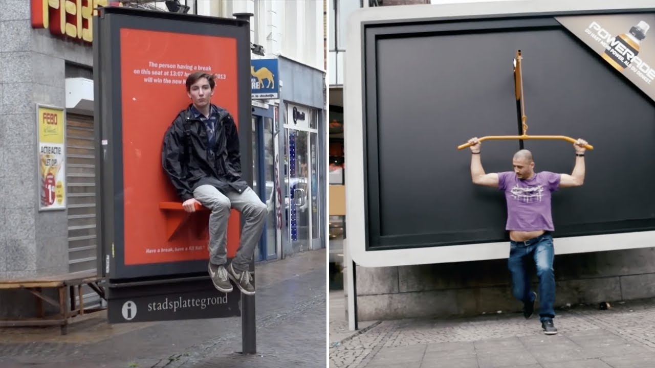 8 panneaux publicitaires surprenants de créativité - YouTube