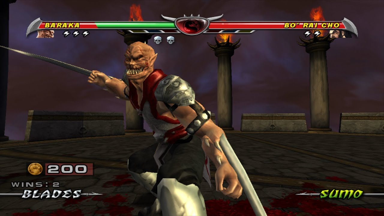 Mortal Kombat Deception - Baraka (Alternate Costume) - Arcade ...